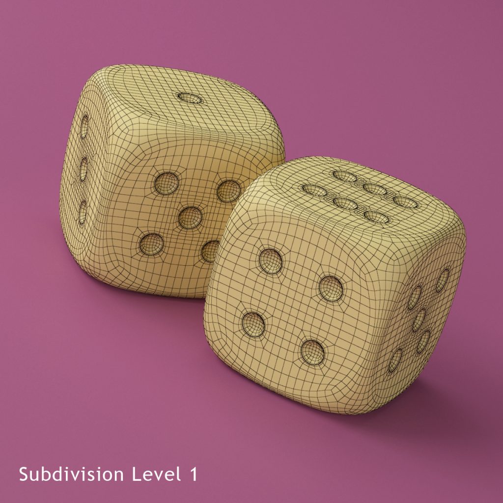 Dice - 3D Model - Kezan's Portfolio