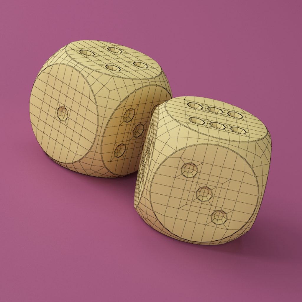 Dice - 3D Model - Kezan's Portfolio