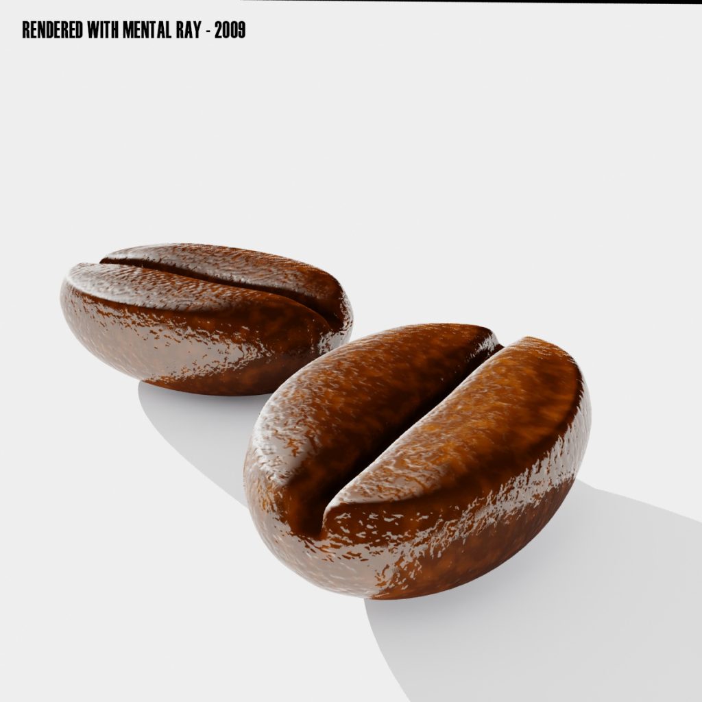 Coffee Beans 3D Model ready for download - Kezan's Portfolio