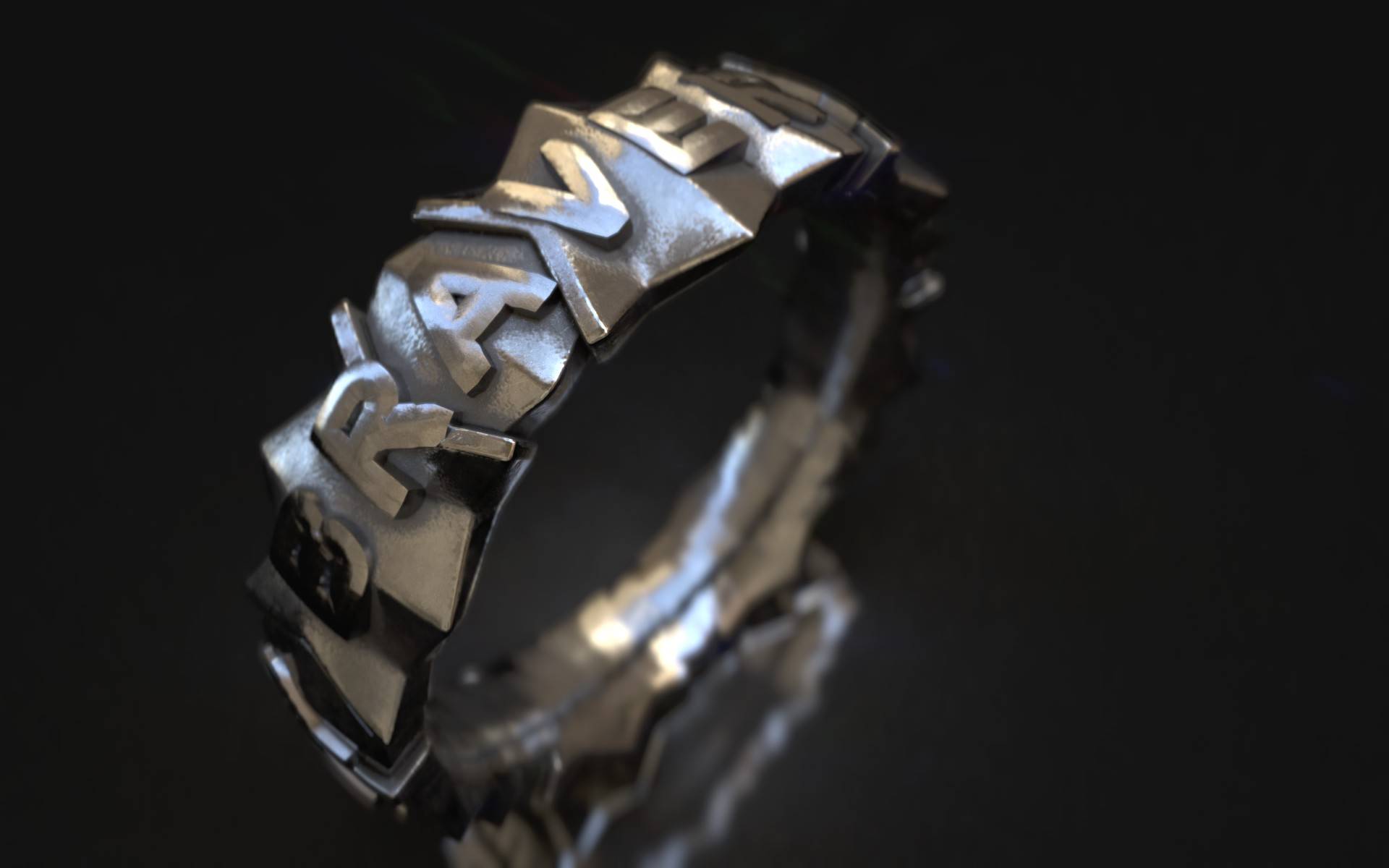 #FBI #Ring - #3DPrint @Shapeways - Kezan's Portfolio