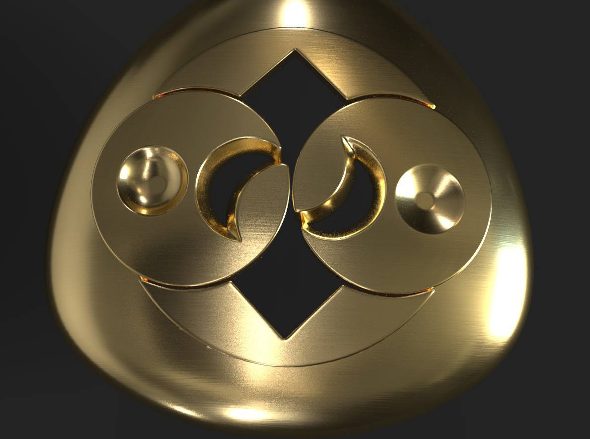 #Roswell #Alien #Rock #Crops - #3DPrint #Pendant @Shapeways - Kezan's ...