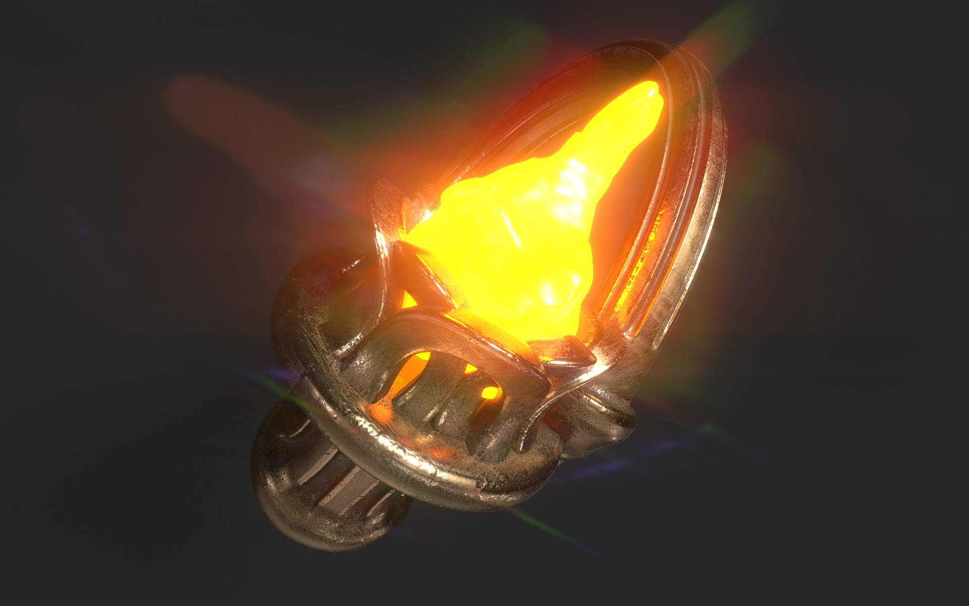 #Liberty #Torch- #3DPrint #Ring @Shapeways - Kezan's Portfolio